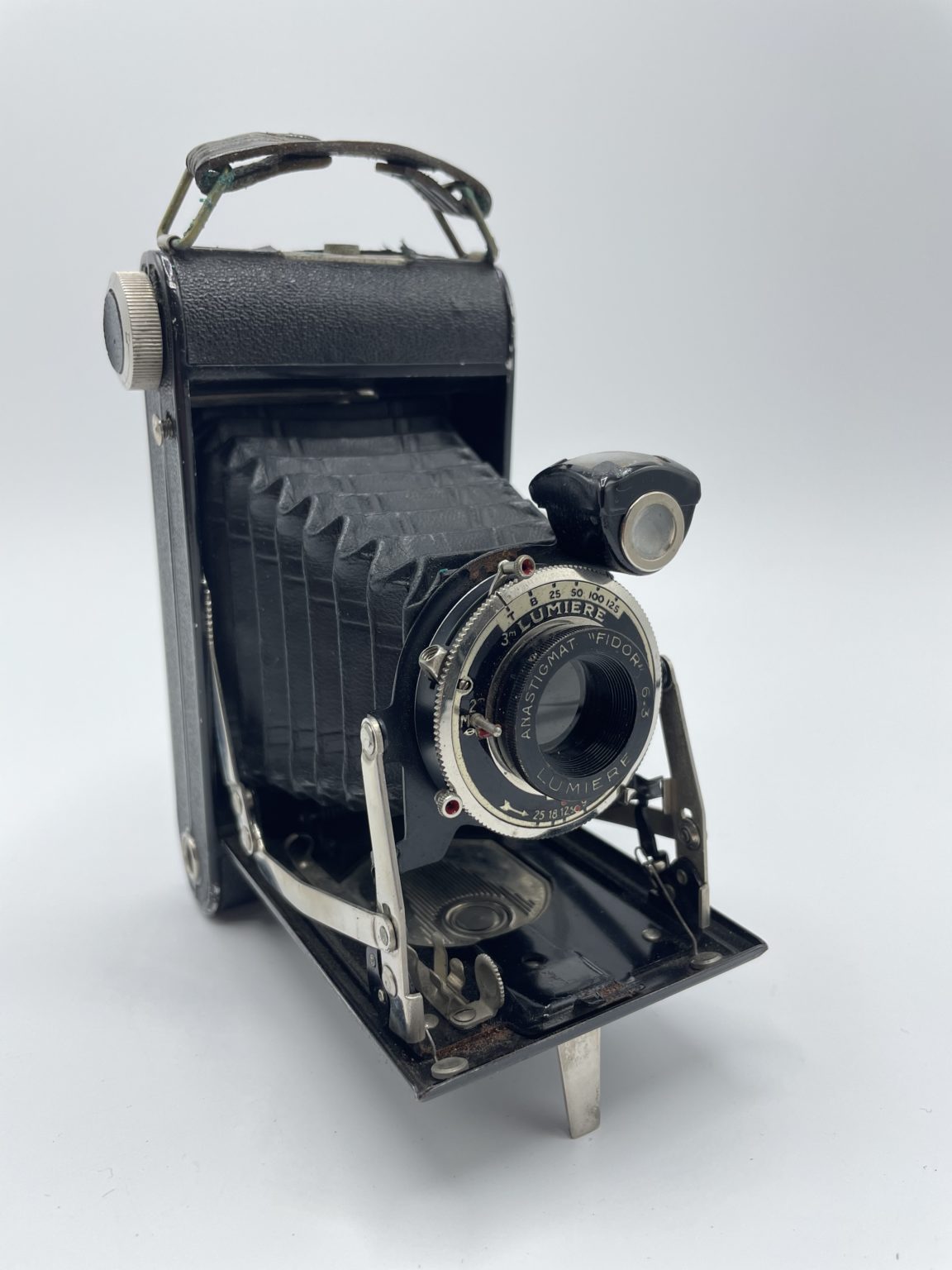 Appareil photo vintage Lumiere LUMIREX 1937 à soufflet ANASTIGMAT FIDOR ...