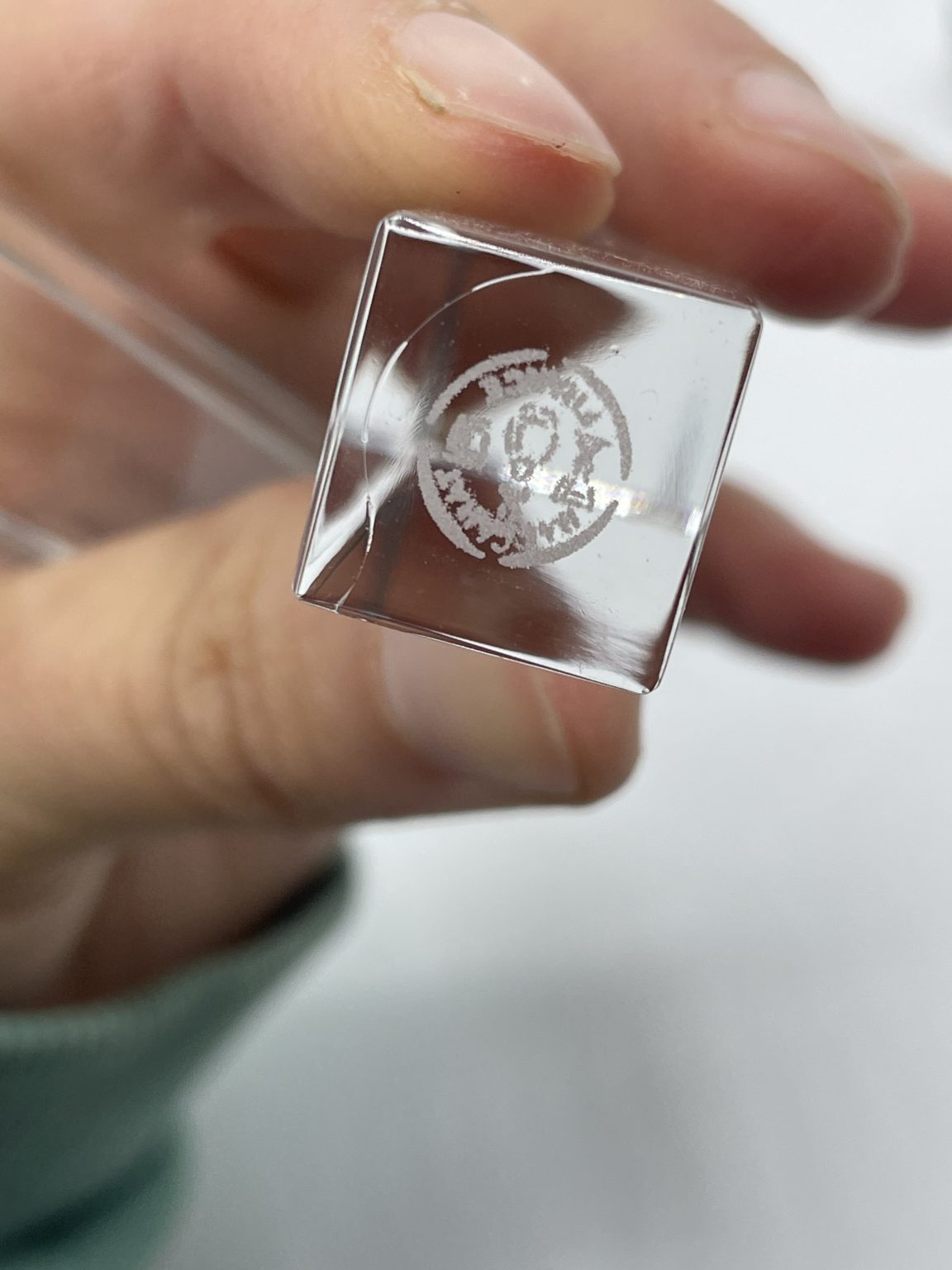 Lot de 12 repose couverts repose couteaux en cristal Baccarat ...