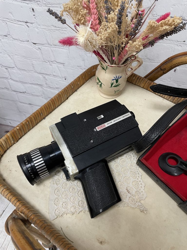 Camera vintage super 8 Eumig 308 zoom reflex - Ressourcerie Histoires Sans Fin