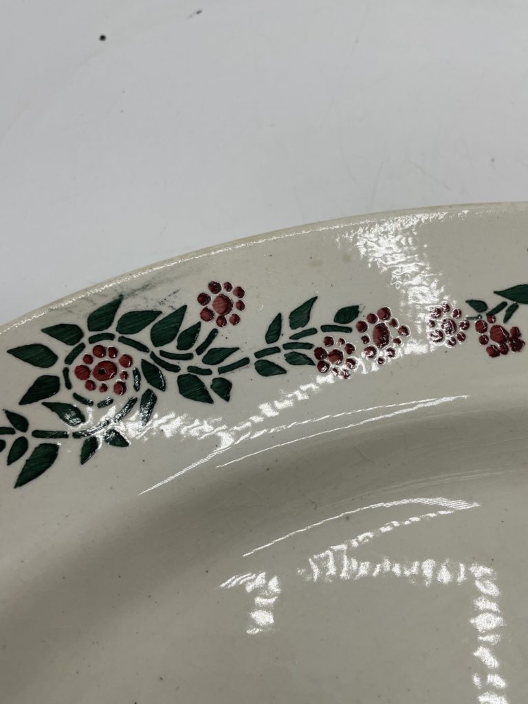 Grand plat de service ovale vintage faïence HBCM Cecile - Ressourcerie ... Grand plat de service ovale vintage faïence HBCM Cecile - Ressourcerie ...