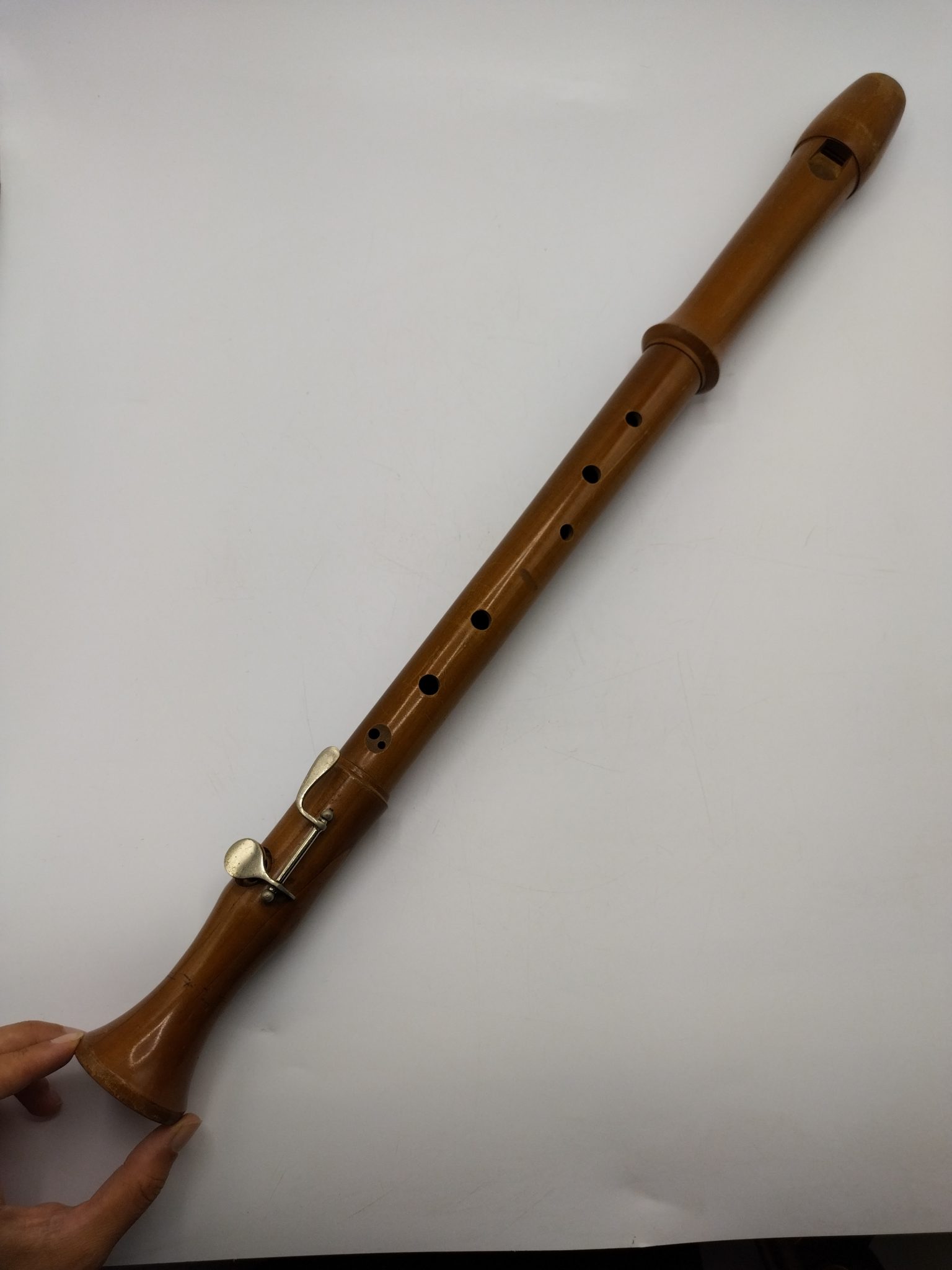 Flûte alto en bois vintage - Ressourcerie Histoires Sans Fin