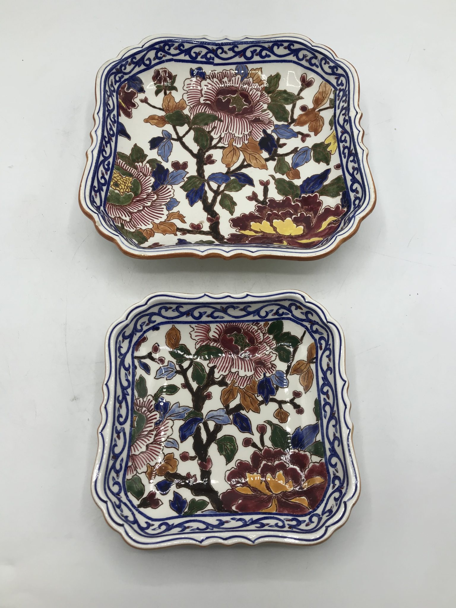 Ensemble de 2 coupelles Gien pivoine - Ressourcerie Histoires Sans Fin