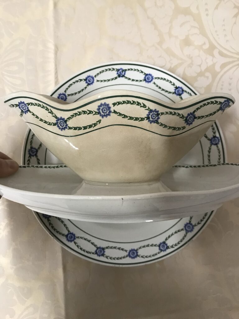 Duo compotier et saucière St Amand - Ressourcerie Histoires Sans Fin