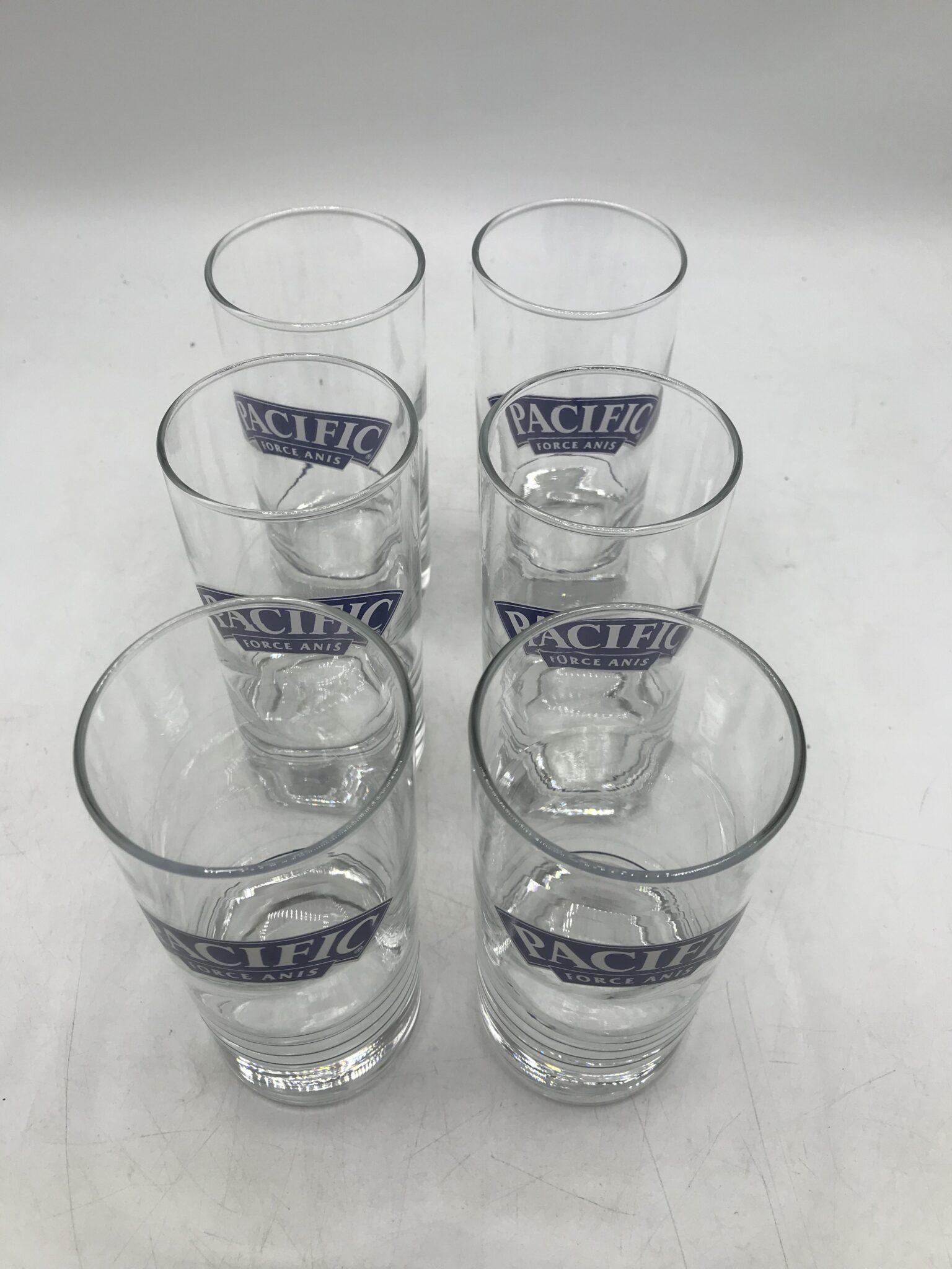 Lot de 6 verres PACIFIC force anis - Ressourcerie Histoires Sans Fin