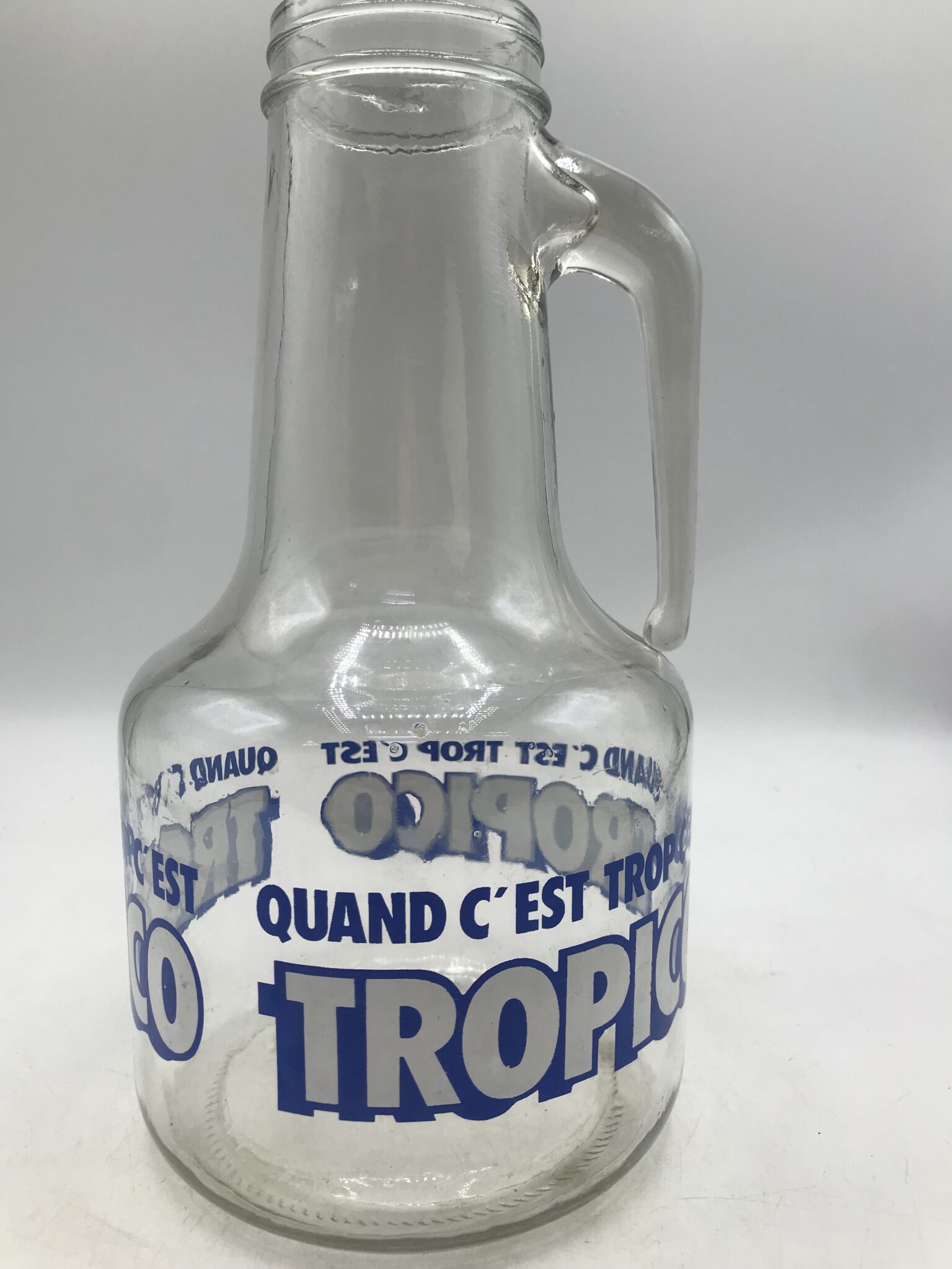 Pichet en verre TROPICO - Ressourcerie Histoires Sans Fin