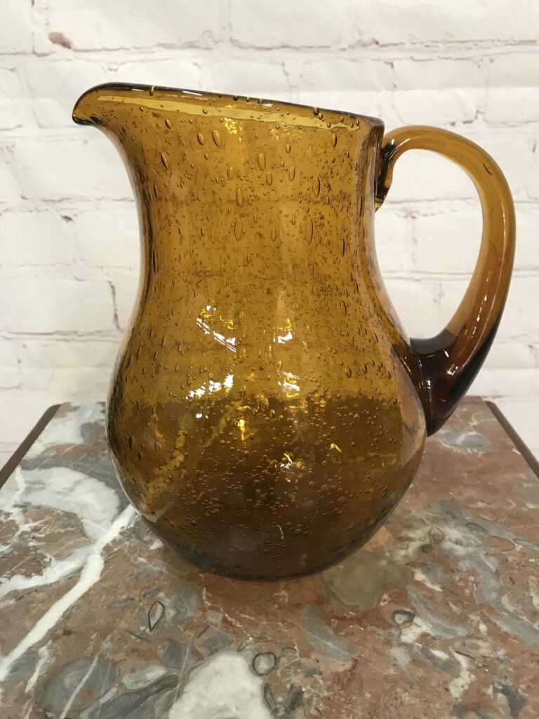 Carafe Biot ambrée - Ressourcerie Histoires Sans Fin