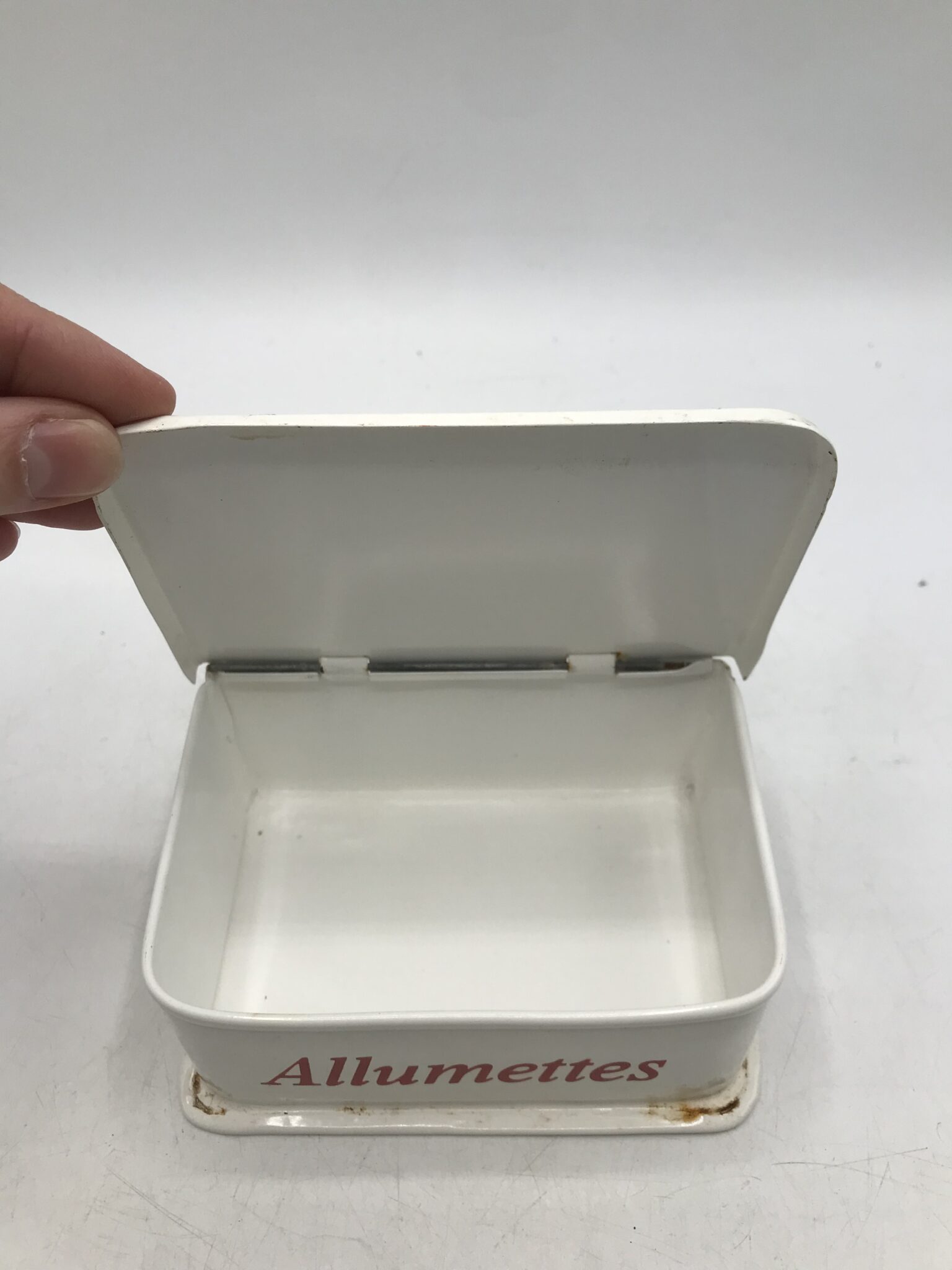 Boite à allumettes et porte torchons émaillés vintage - Ressourcerie ...