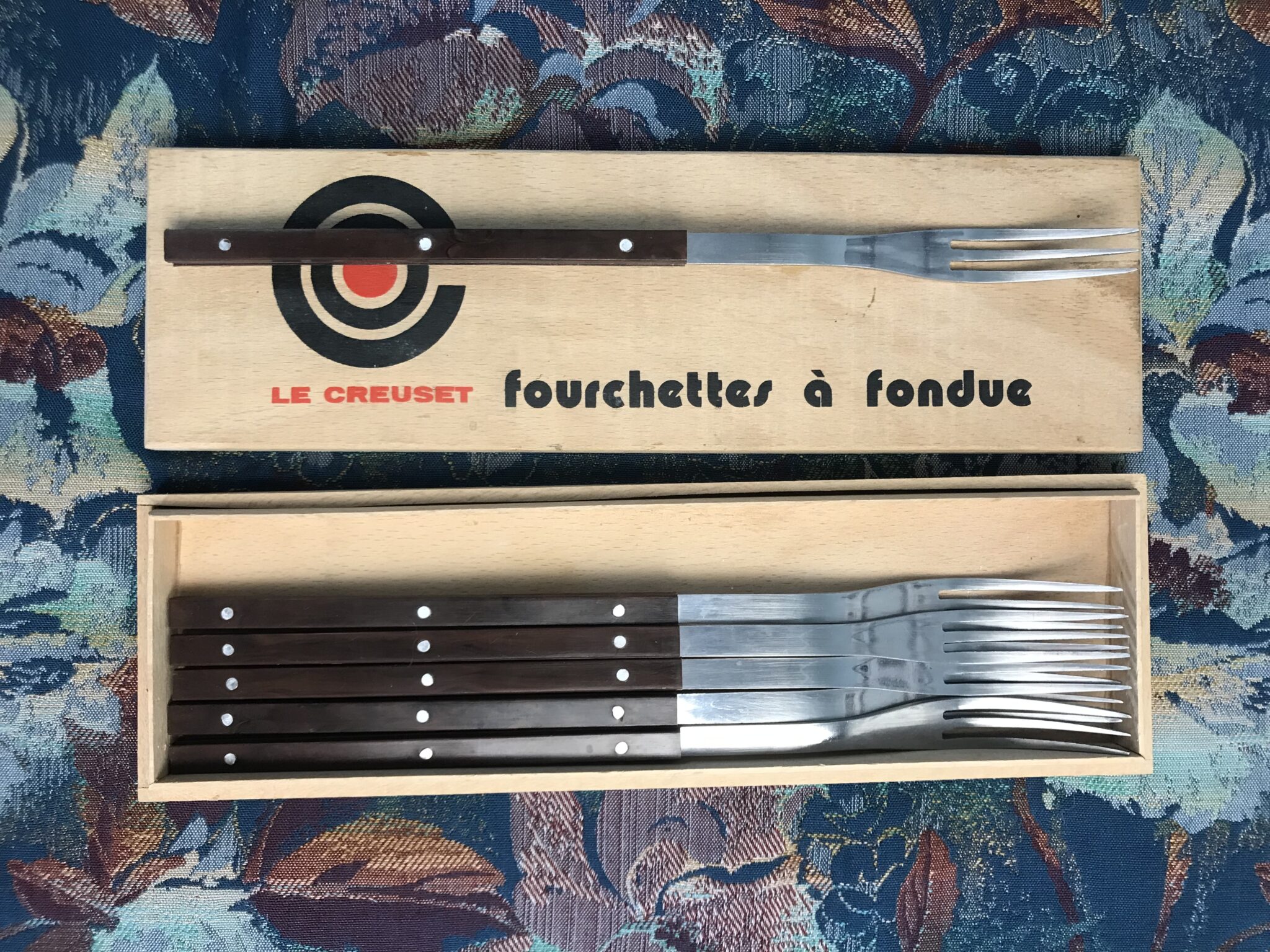 Coffret 6 fourchettes à fondue Le Creuset vintage - Ressourcerie ...