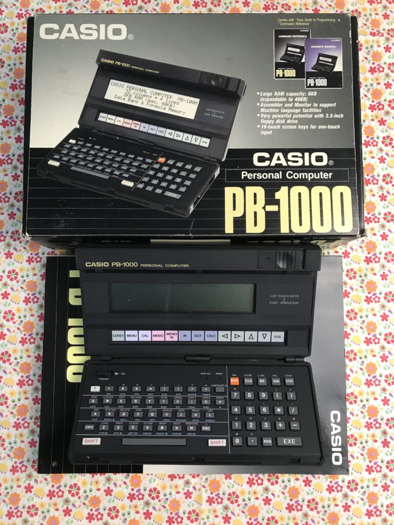 Ordinateur personnel CASIO PB-1000 - Ressourcerie Histoires Sans Fin
