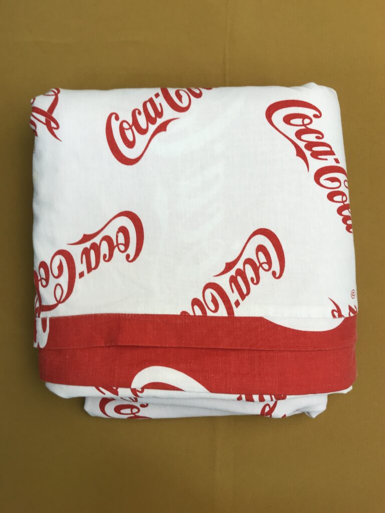 Housse de couette Coca cola vintage - Ressourcerie Histoires Sans Fin