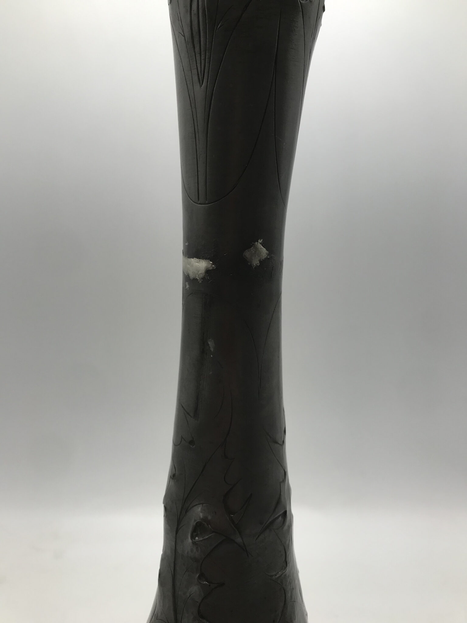 Duo de vase étain Art nouveau - Ressourcerie Histoires Sans Fin