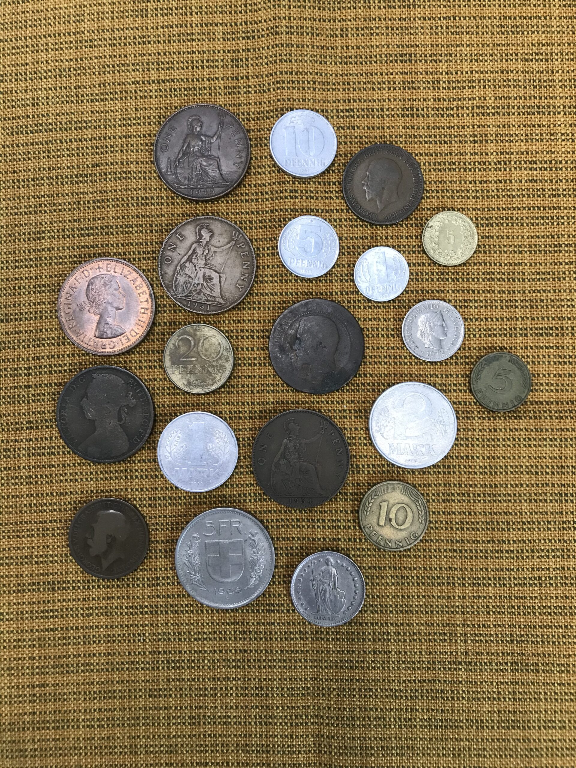 Lot de 20 pièces anciennes - Ressourcerie Histoires Sans Fin
