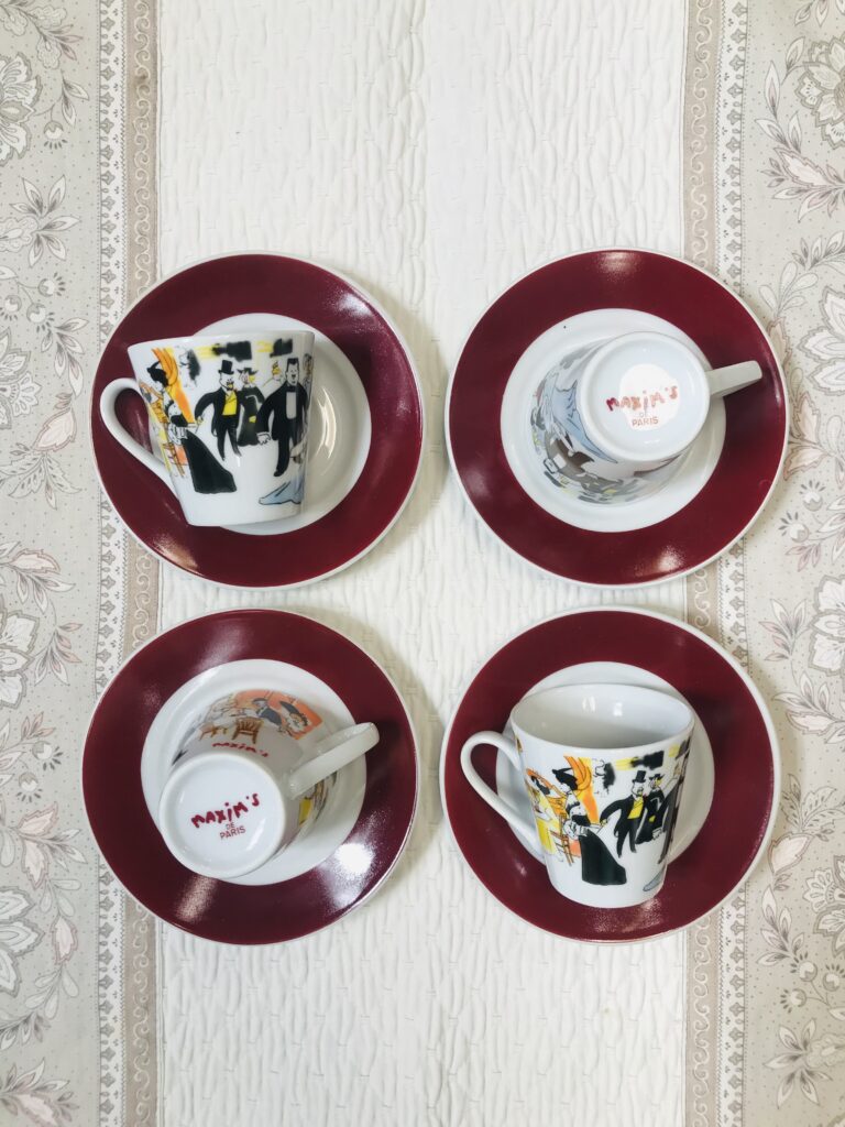 Service à café Maxim's de Paris - Ressourcerie Histoires Sans Fin