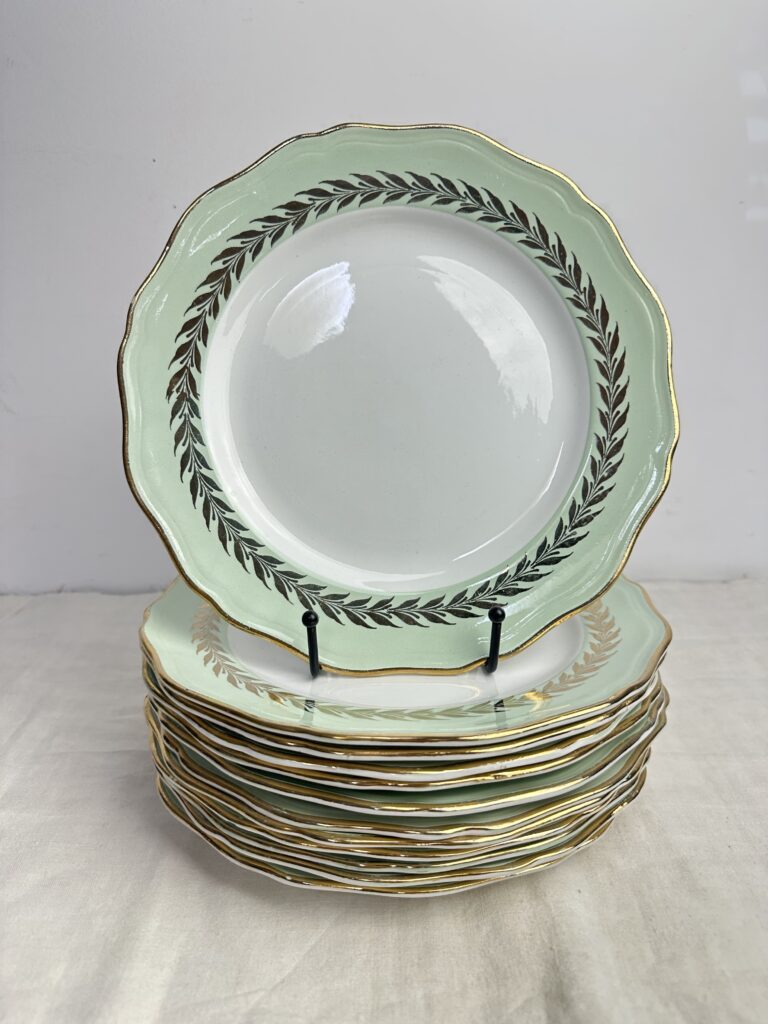 6 assiettes plates l'Amandinoise - Ressourcerie Histoires Sans Fin