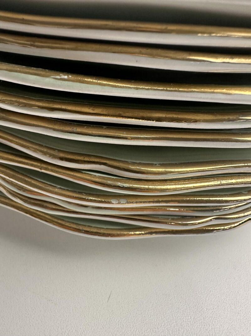6 assiettes plates l'Amandinoise - Ressourcerie Histoires Sans Fin